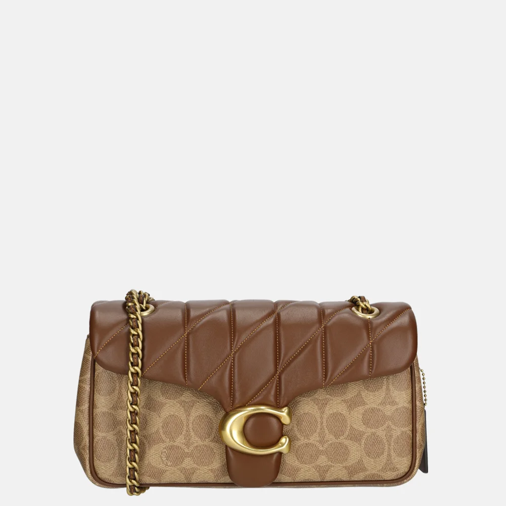 Coach Tabby Quilted schoudertas 26' tan brown | 022383-Bruin